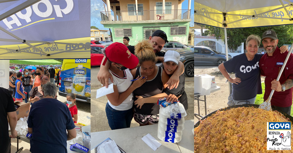 Goya Puerto Rico distribuye alimentos a los afectados por el huracán ... Goya Puerto Rico distribuye alimentos a los afectados por el huracán ...